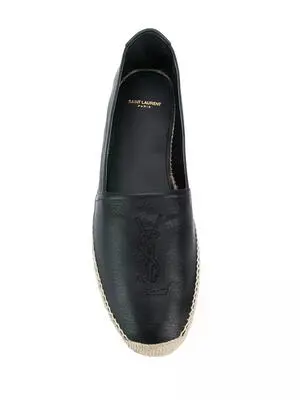Saint Laurent Embroidered Monogram Espadrilles