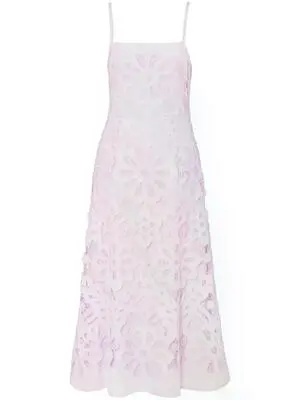 TEMPERLEY LONDON Guinevere Midi Dress - Pink
