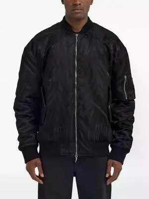 Roberto Cavalli Zebra-print Bomber Jacket