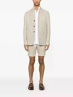 Sease Herringbone Bermuda Shorts