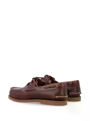 Timberland Stitching Boat Shoes - Brown