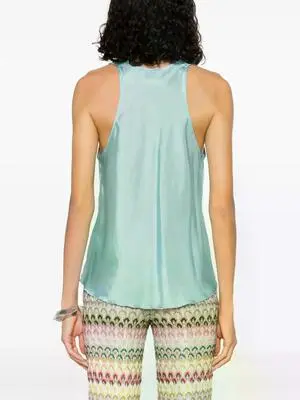 FORTE_FORTE Sleeveless Silk Top