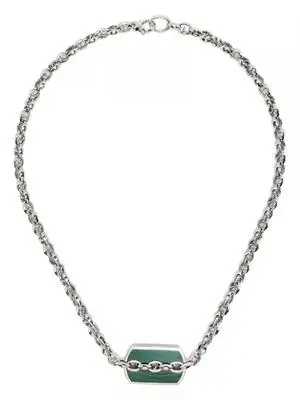Stephen Webster Inline Razer Tag Necklace - Silver