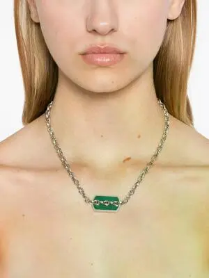 Stephen Webster Inline Razer Tag Necklace
