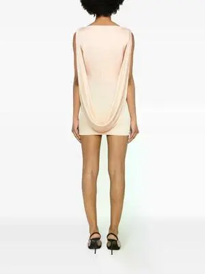 Alex Perry Draped Satin Mini Dress