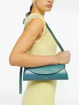 JIL SANDER Small Cannolo Shoulder Bag - Blue