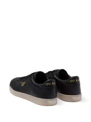 Prada Triangle-logo Leather Sneakers