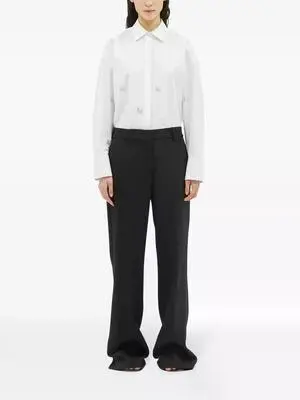 MSGM High-waist Tailored Trousers