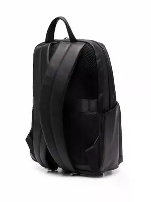 PIQUADRO Panelled Leather Backpack