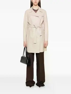 P.a.r.o.s.h Leather Trench Coat
