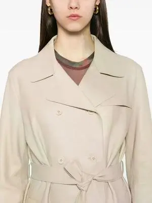 P.a.r.o.s.h Leather Trench Coat