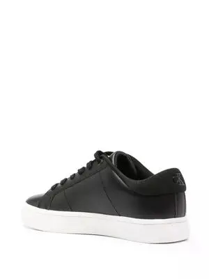 Calvin Klein Debossed Logo Leather Sneakers