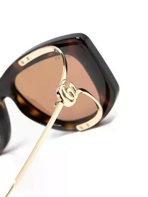 Gucci Rectangle-frame Sunglasses
