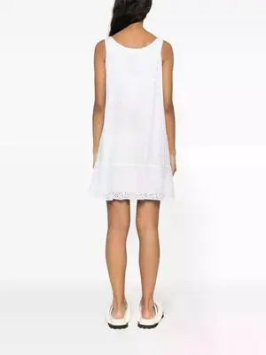 Kenzo Broderie-anglaise Sleeveless Minidress