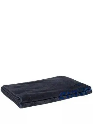 Stone Island Logo-embroidered Beach Towel - Blue