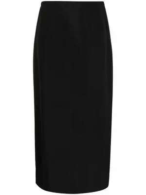 THE ROW High-waisted Midi Skirt