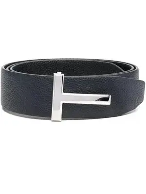 TOM FORD Reversible Logo Belt - Blue