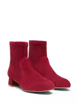 STUART WEITZMAN Grace Suede Sock Boots