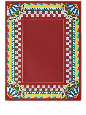 Dolce & Gabbana Carretto-print Photo Frame - Red