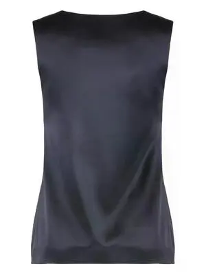 Alberta Ferretti Sleeveless Satin Blouse