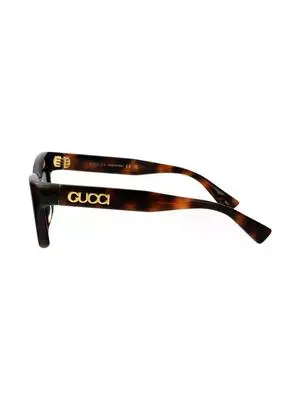 Gucci Logo-lettering Sunglasses