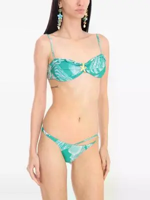 AMIR SLAMA Shell-print Bikini