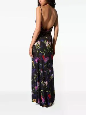 MARGHERITA MACCAPANI Floral Print Maxi Dress