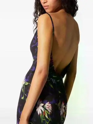 MARGHERITA MACCAPANI Floral Print Maxi Dress