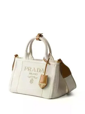 Prada Small Jardinière Tote Bag - Neutrals