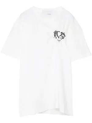 YOSHIOKUBO Crash T-shirt - White
