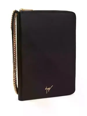GIUSEPPE ZANOTTI Aymeric Chain-strap Tablet Case - Black
