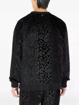 Roberto Cavalli Printed Cotton Jumper