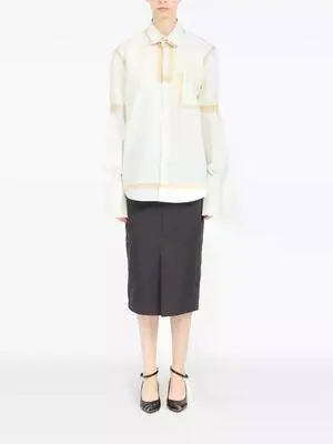 MAISON MARGIELA Long-sleeve Cotton Shirt