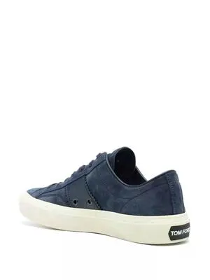 TOM FORD Cambridge Logo-patch Sneakers - Blue