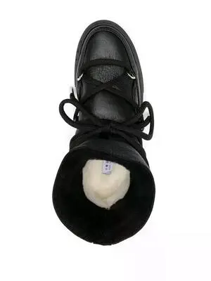 Inuikii Classic Lambskin Sneakers Boots - Black