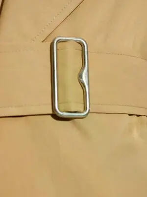 Burberry Belted Gabardine Trench Jacket