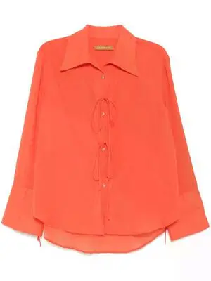 REJINA PYO Saskia Shirt With Front Tie Detail