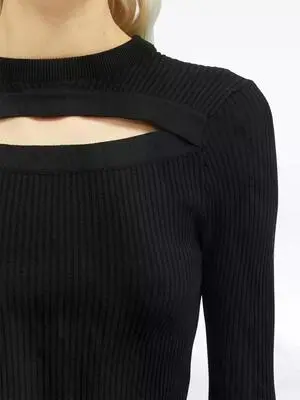 MSGM Cut-out Knitted Top
