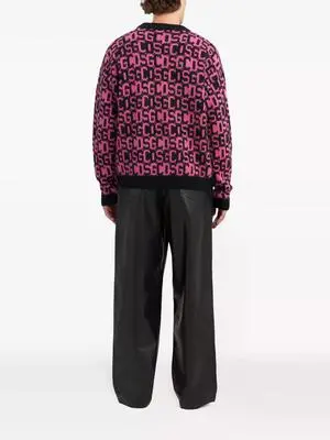 Gcds Intarsia-knit Logo Jumper