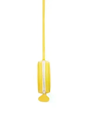 COURREGES Reedition Circle Leather Bag - Yellow