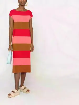 Woolrich Mid-length Striped Dress - Red