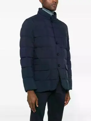 FAY Quilted Jacket - Blue