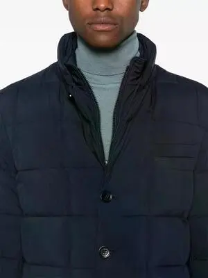FAY Quilted Jacket - Blue