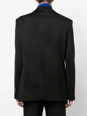 Palm Angels Jacquard Single-breasted Blazer