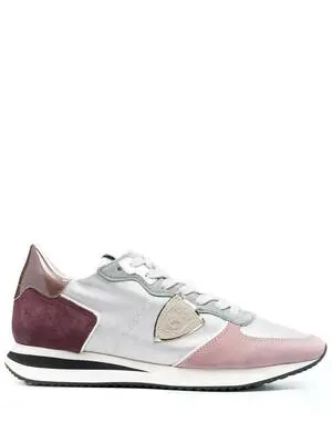 Philippe Model Logo-patch Low-top Sneakers - Grey