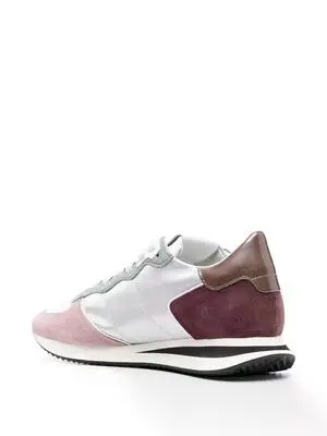 Philippe Model Logo-patch Low-top Sneakers - Grey