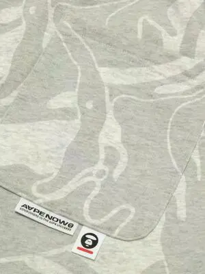 AAPE BY *A BATHING APE Cotton-blend Graphic Print Shorts