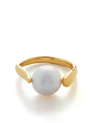 Monica Vinader Nura Pearl-detail Ring