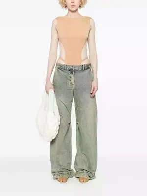 ENTIRE STUDIOS Acid Wash Wide Leg Jeans