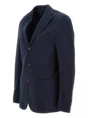 Eleventy Single-breasted Blazer - Blue